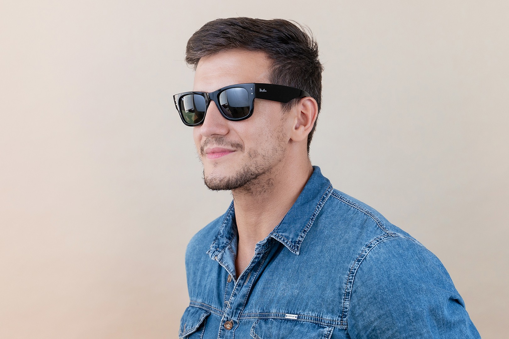 Ray-Ban® Mega Wayfarer RB0840S 901/31 51 – Sonnenbrillen | Lentiamo