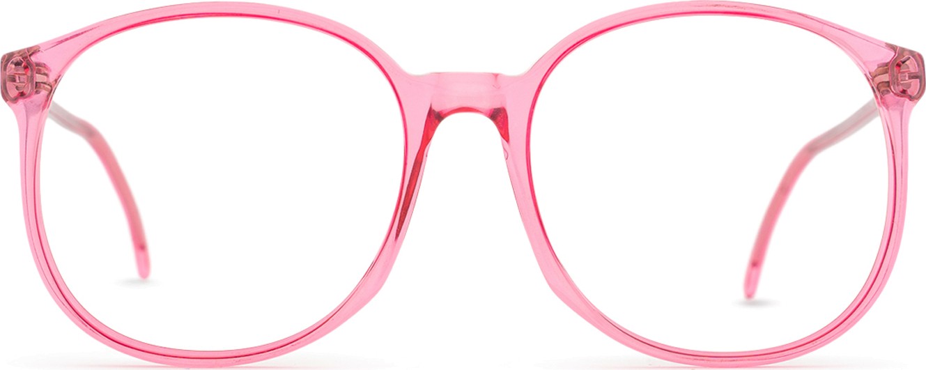 Tauschek Berkeley Nordic - transparent neon pink – Brillen | Lentiamo